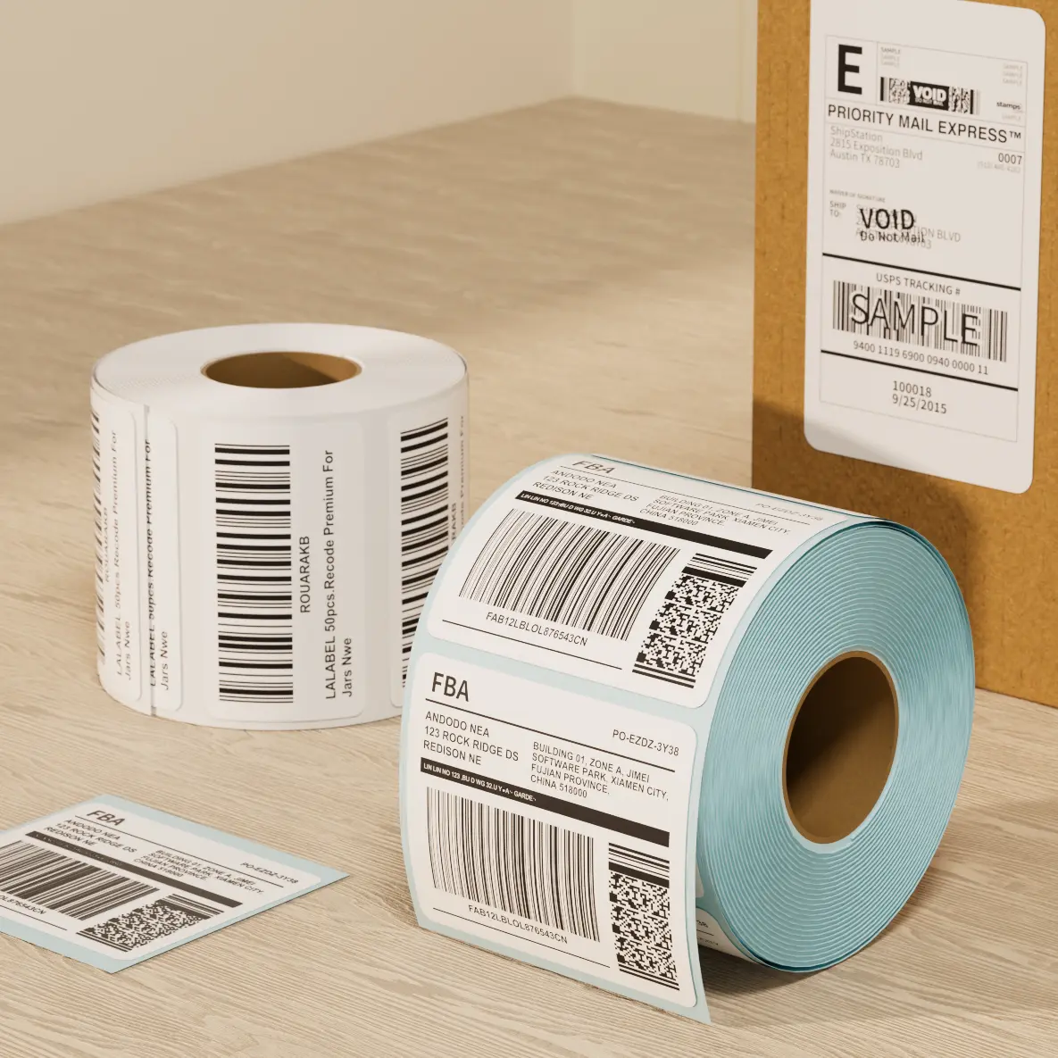 Wholesale Thermal Printer Paper Rolls - Suitable for Shipping Label Printer